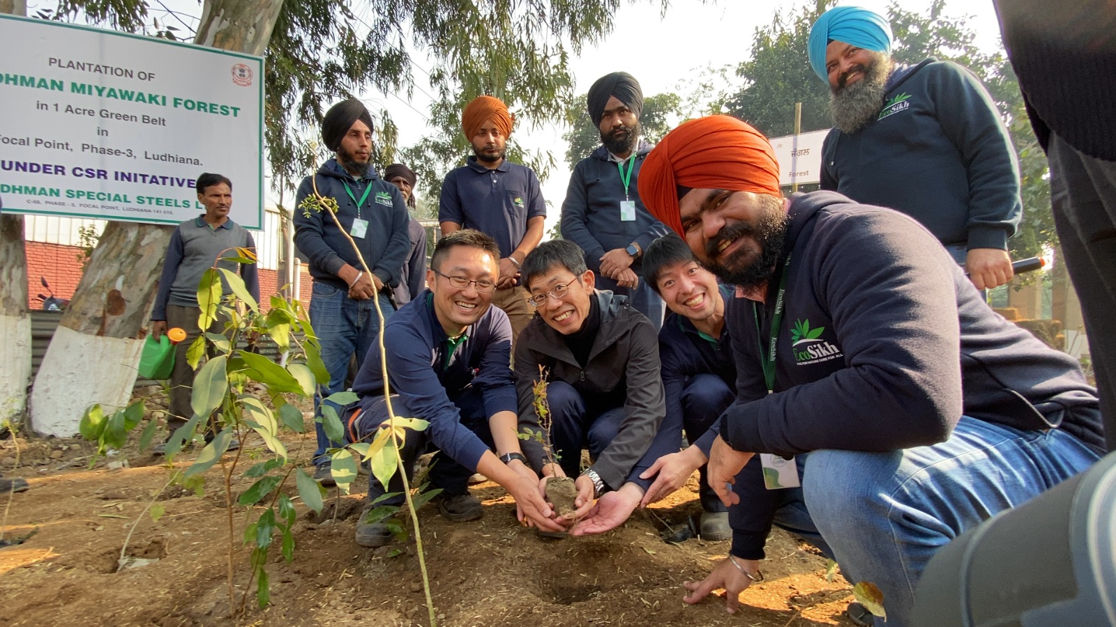 Guru Nanak Sacred Forest of 10,000 trees is being planted at Vardhman ...